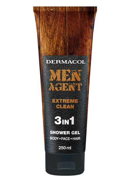 DERMACOL Men Agent extreme clean sprchový gel 3v1 250ml